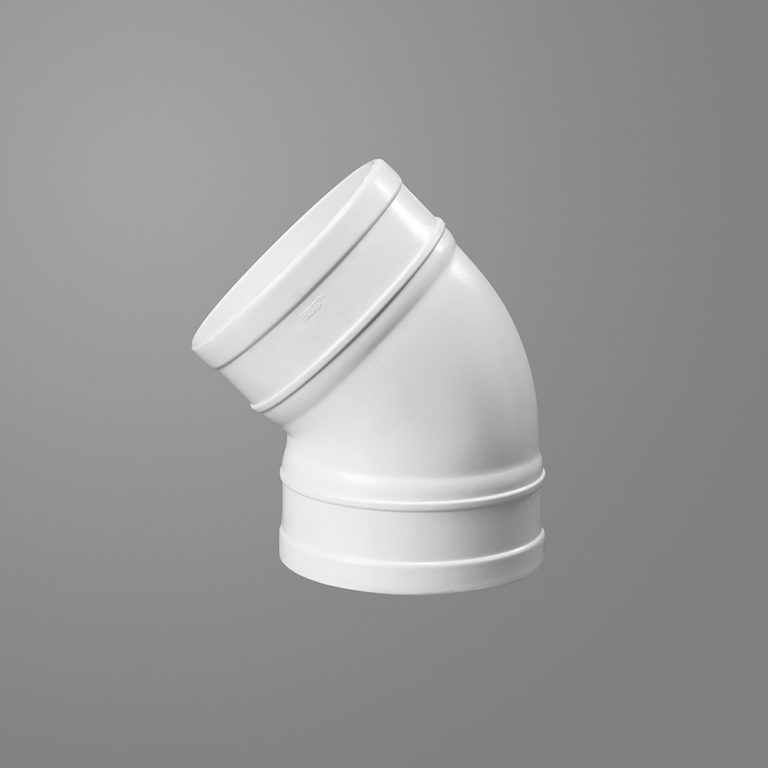 UPVC Rainwater 135 Deg Bend Plain Sirim, BBB - Sanifix Hardware Store